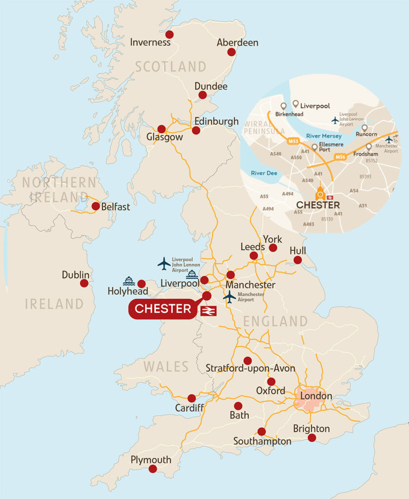 Map - The Chester Tour Company